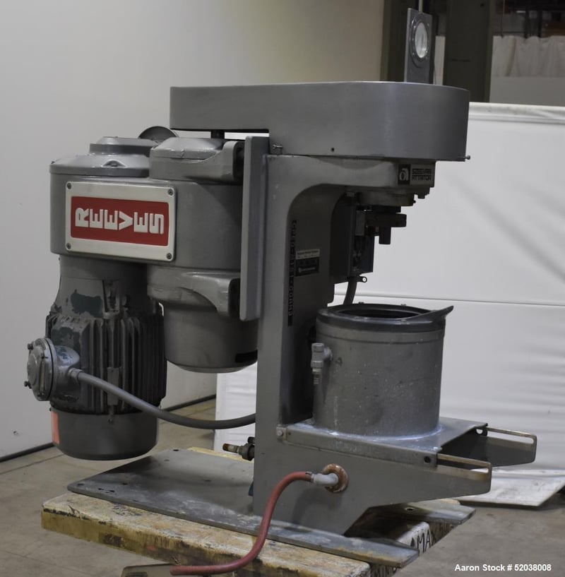 Union Process #1SDG, Laboratory Attritor, 1.5 gallon tank capacity, .8 ...