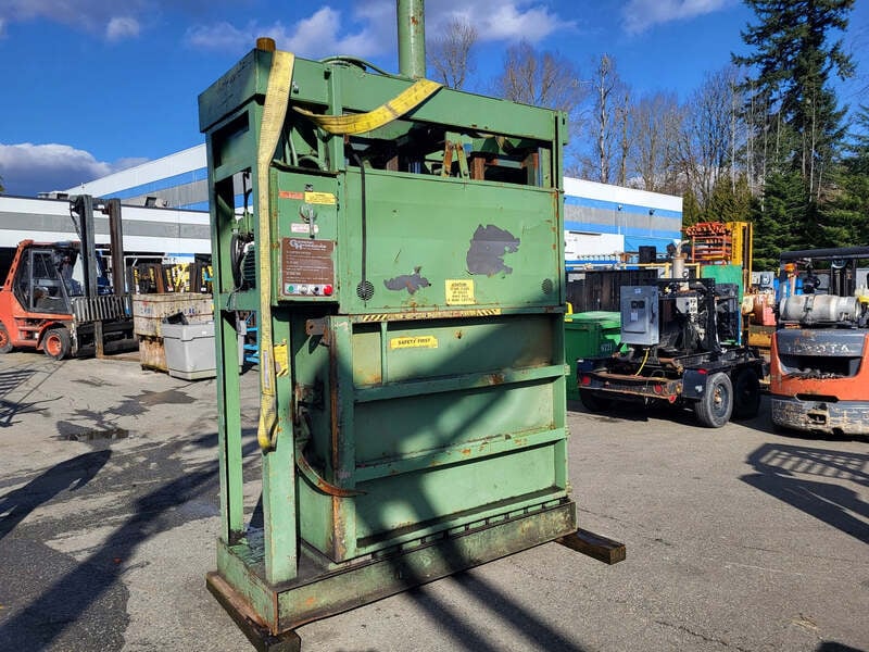 General Hydraulics green baler, 230 V. for Sale | Surplus Record