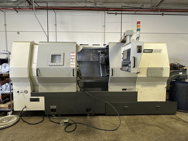 Femco #HL-55NT, CNC turning center, Fanuc 0iTF, 28.6" swing, 15" chuck ...