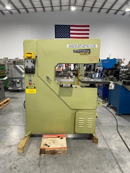 30" x 10" Kalamazoo Startrite #30-RWH, vertical band saw, power table ...