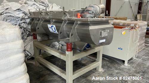 Vibra Maschinefabrik #WR-22/6-DV, Vibration Swirling Trough Conveyor ...