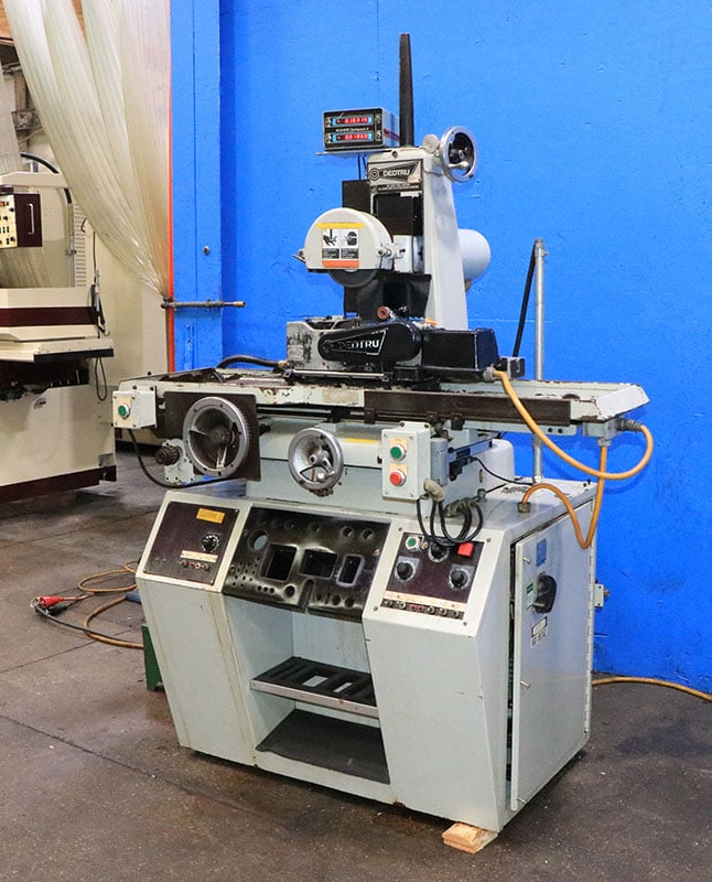 Unison No. 287-0000, centerless grinder, 5" diameter, 6" x 18" table ...