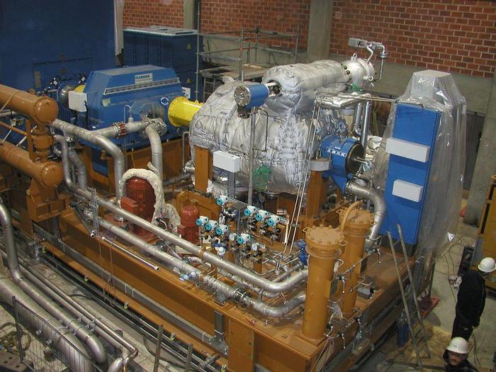 22.5 MW Siemens #SST-300-G32-A, steam turbine, back pressure turbine ...