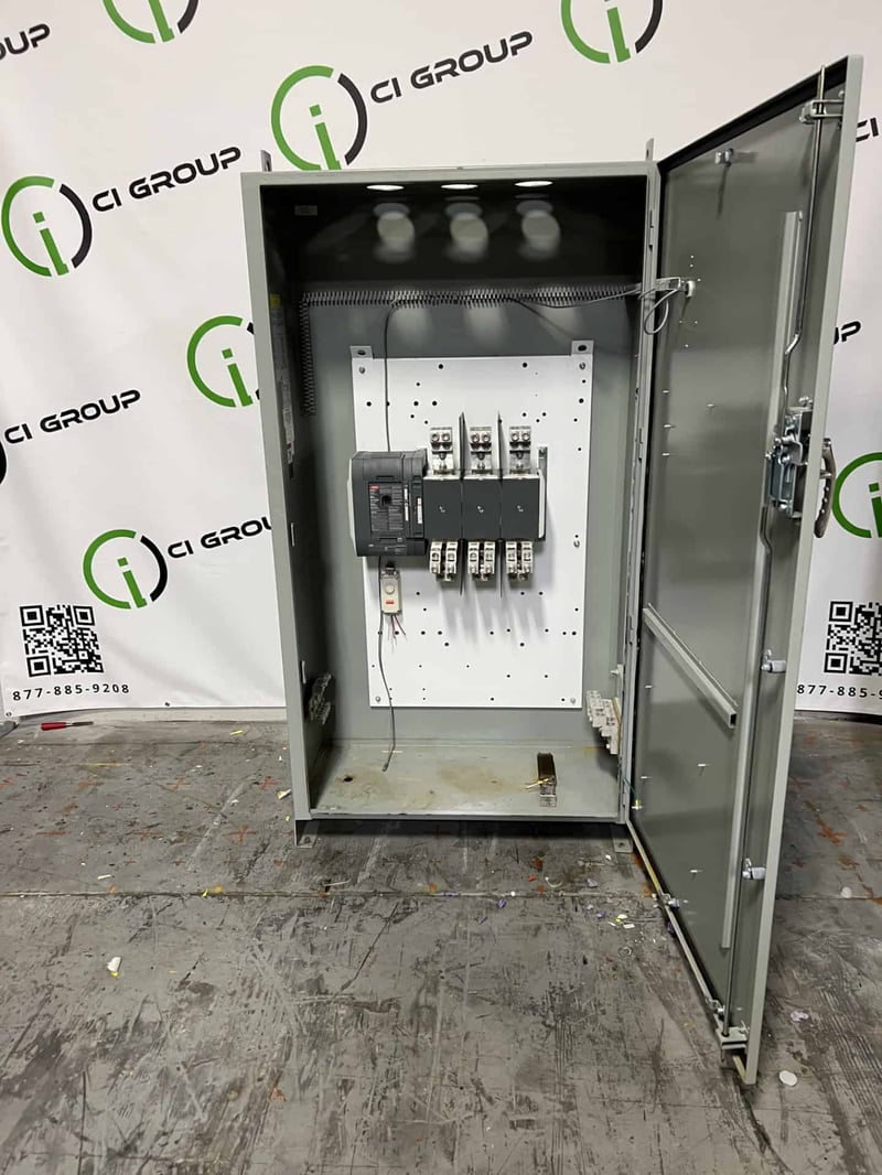800 Amp. ABB Zenith #TruOne ZTG Series, 3 pole automatic transfer ...