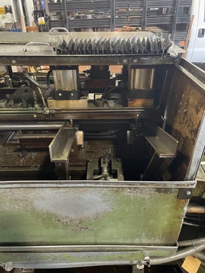 3/4" x 48" Eldorado # M75- 48T, 4 spindle gun barrel drilling machine ...