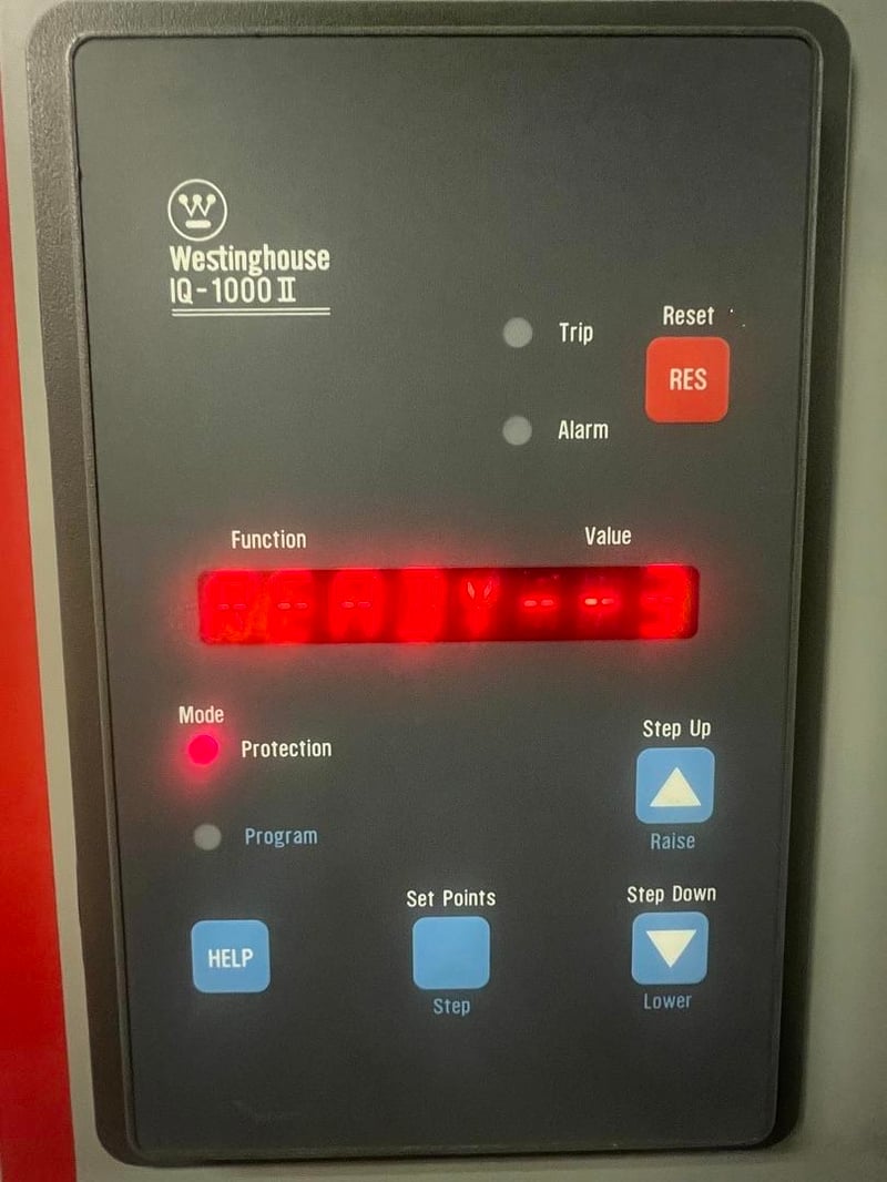 860 HP Westinghouse Ampgard Medium Voltage Motor Control, 4160 Volts ...