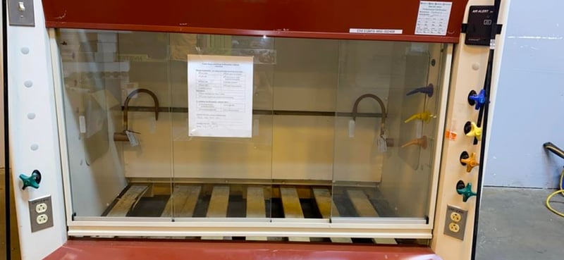 Kewaunee, Supreme Air Chemical Fume Hood, 5' width, 60 width x 36" deep ...