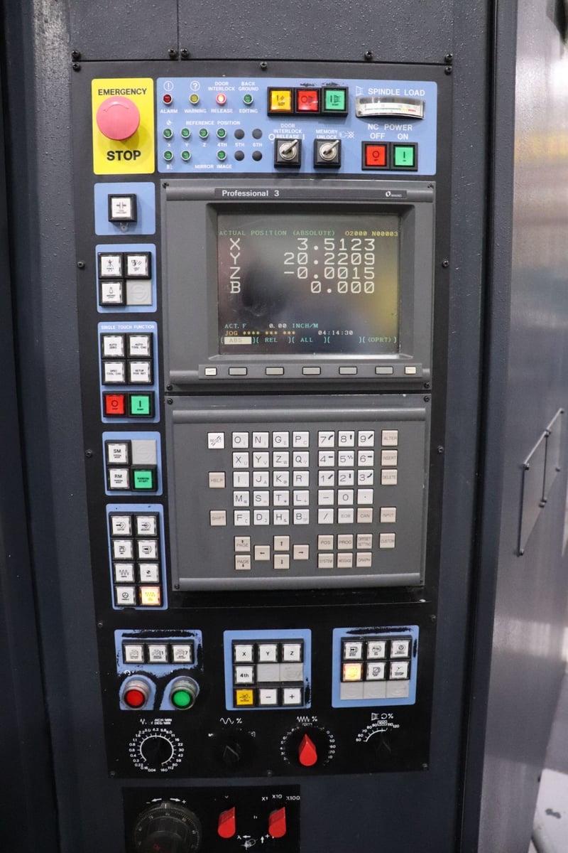 Makino #A55 Delta, CNC horizontal machining center, 40 automatic tool ...