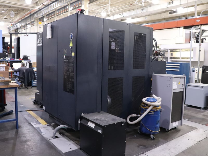 Makino #A55 Delta, CNC horizontal machining center, 40 automatic tool ...
