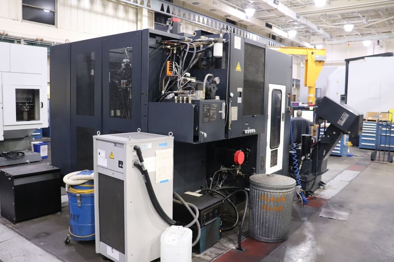 Makino #A55 Delta, CNC horizontal machining center, 40 automatic tool ...