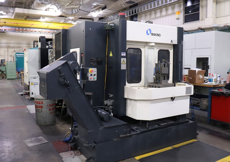 Makino #A55 Delta, CNC horizontal machining center, 40 automatic tool ...