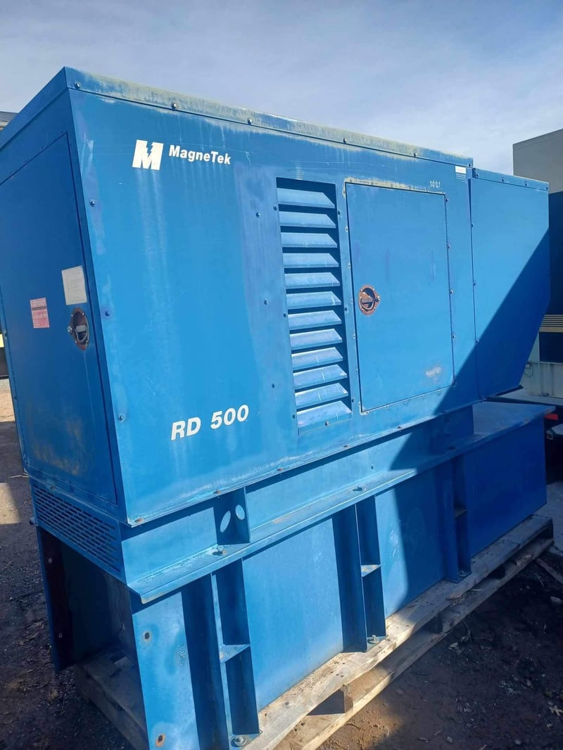 40 KW Magnatek #RD-500, Diesel Generator, 1 phase, 1800 RPM, 120/240 V ...