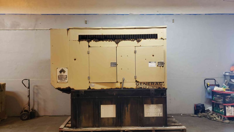 60 KW Generac #0048133, Diesel Generator, 0D5825 engine, 1 phase, 60 ...