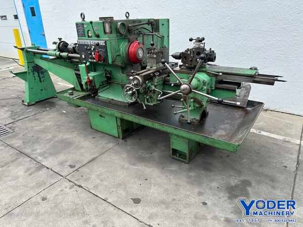 No. 4 Warner & Swasey, M2240 square head, ram type turret lathe, 18-1/8 ...