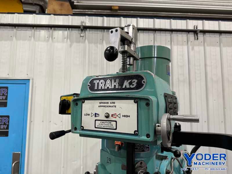 Southwestern Industries #Trak-K3, CNC ram type vertical mill, 10" x50 ...