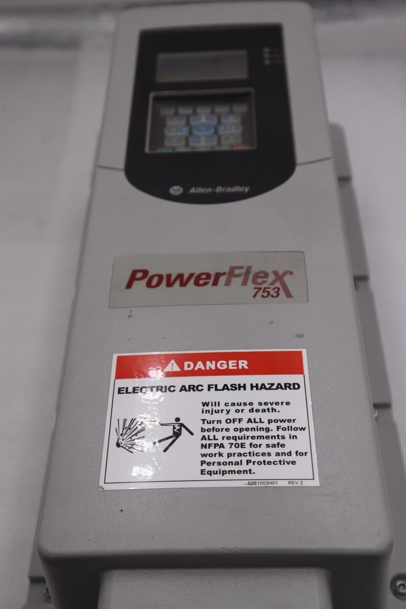 Allen-Bradley Bradley PowerFlex 753 5 HP VFD 20F11GD8P0AA0NNNNN STOCK ...