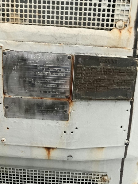 250 HP 500 RPM General Electric, Frame 8210S, ODP, 73 A, 2300 Volts for ...