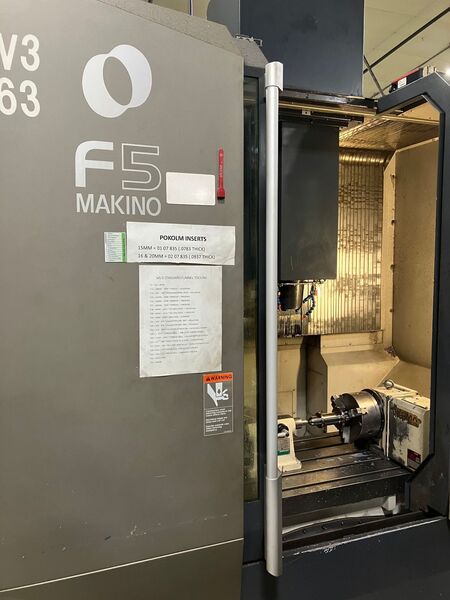 Makino #F5, CNC vertical machining center, 3-Axis, Pro 5 Control, 35.4 ...
