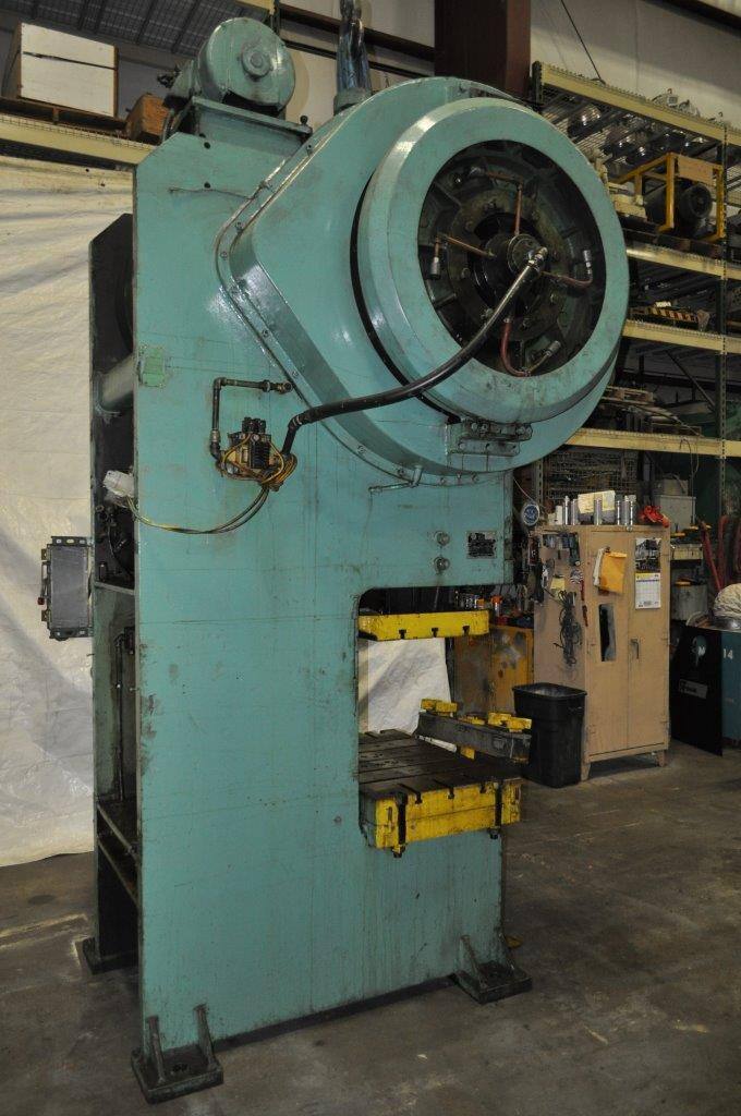 110 Ton, Minster #G1-110, Gap Frame Press, 10" stroke, 17" Shut Height ...