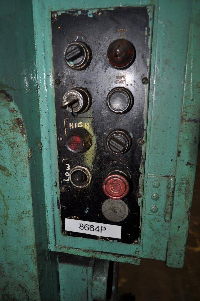 110 Ton, Minster #G1-110, Gap Frame Press, 10" stroke, 17" Shut Height ...