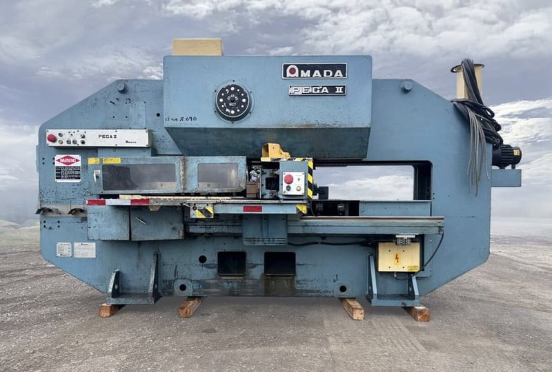 30 Ton, Amada #Pega-II-344, Turret Punch, 40" x 50" sheet, 30 RPM, Dell ...