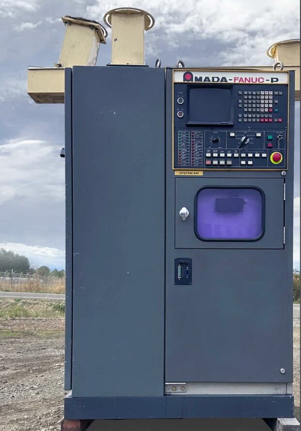 30 Ton, Amada #Pega-II-344, Turret Punch, 40" x 50" sheet, 30 RPM, Dell ...