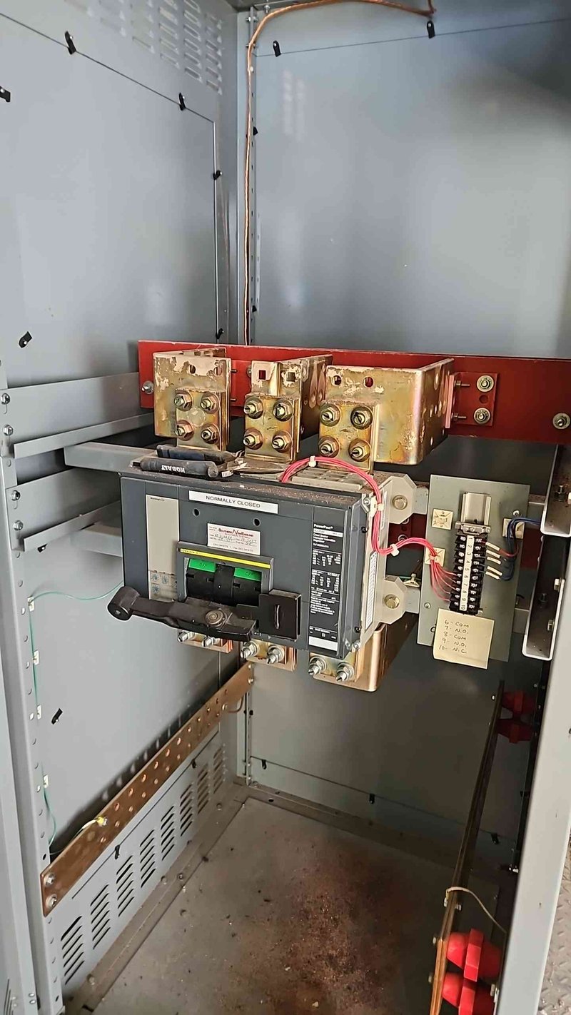 Square D #RJ2500 PowerPact main breaker RJF36250CU31A & ground fault ...