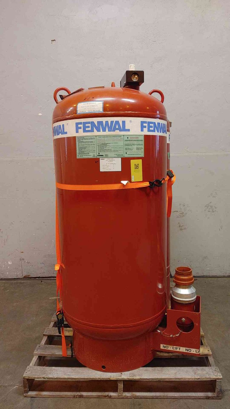760 lbs. Fenwal, Fire Suppression System, FM-200 Agent, 130 F max temp ...