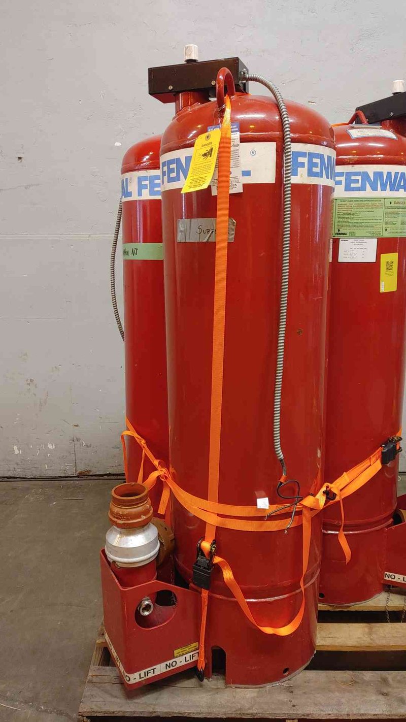 270 lbs. Fenwal, Fire Suppression, FM-200 Agent, 360 psig @ 70 F for ...