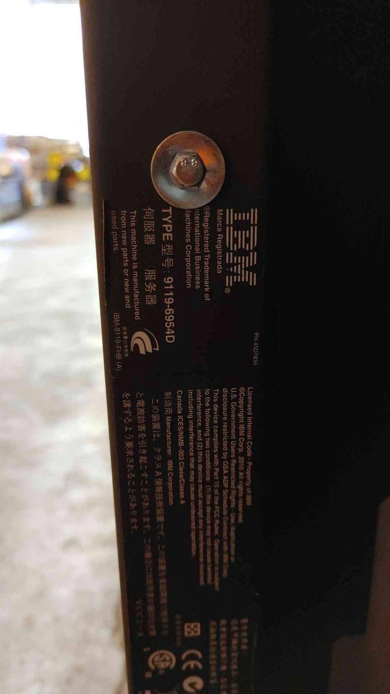 IBM #Power-795, Rolling Server, 9119-6954D Type, 3 phase, 63 Amps, 480 ...