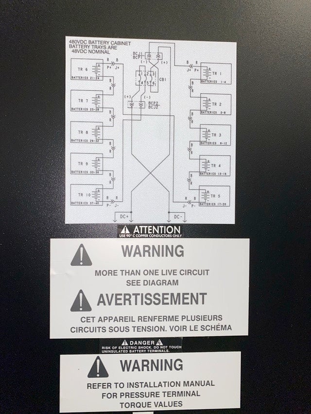 160 KVA Eaton #IDC-160, Distribution Cabinet, 3 Wire, 3 phase, 210 Amps ...