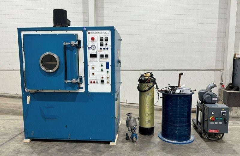 26" x 26" x 26" T-M Vacuum #PC-26, vacuum oven, 23.2 cfm, 2004 for Sale ...