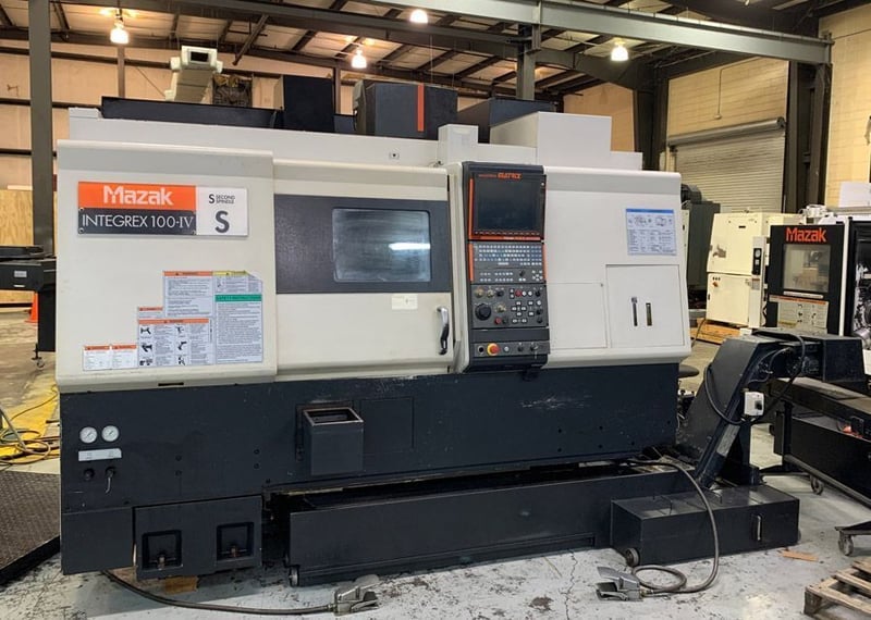 Mazak #Integrex-100-4S Multi-Tasking CNC Turning/Milling Center, 21.4 ...