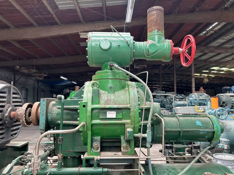 400 HP Frick #RWB-II-222E, rotary screw compressor, 460 V., Frick ...