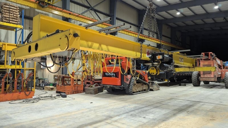 2 Ton, Shaw-Box, 22' 0" Span, 20' lift, Class D, radio, VFD Bridge ...