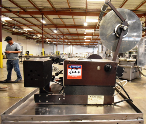 Auto Labe #280/550, labeler, front & back For Sale | Surplus Record