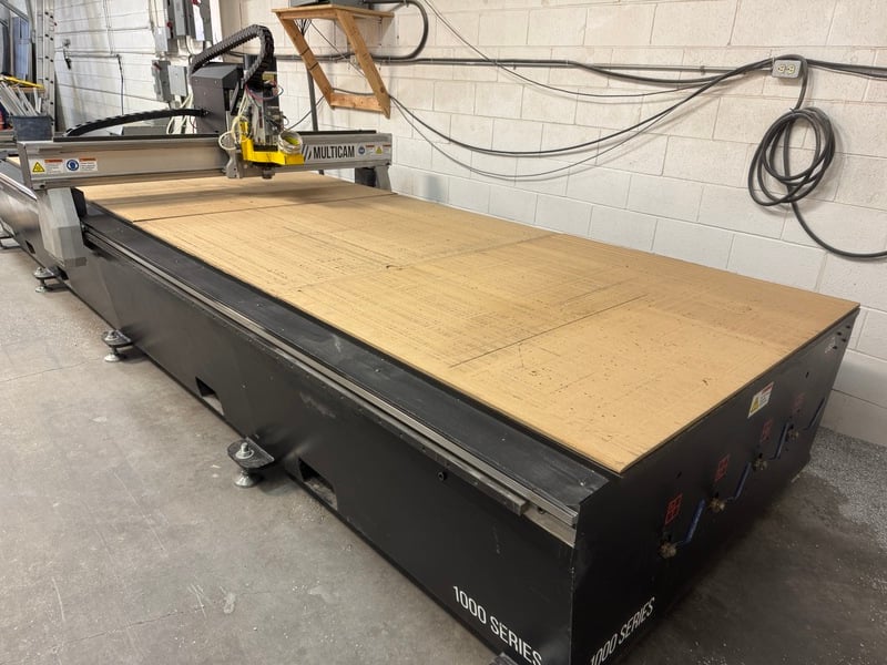 Multicam #1000-Series-1-207-R, CNC router, 60" x192" work area, 24000 ...