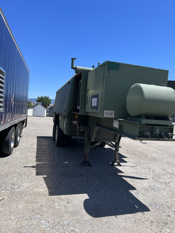 Army mobile machine shop trailer, hydraulic side doors For Sale ...