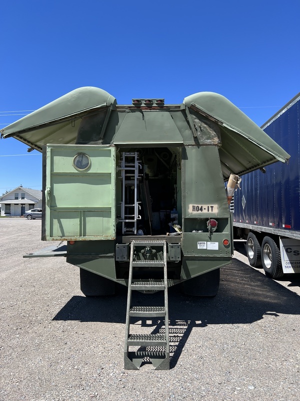 Army mobile machine shop trailer, hydraulic side doors For Sale ...