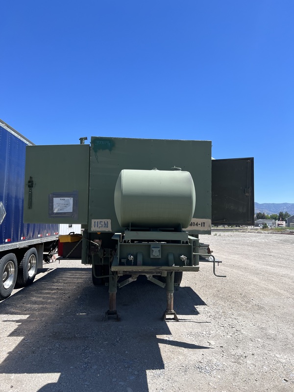 Army mobile machine shop trailer, hydraulic side doors For Sale ...