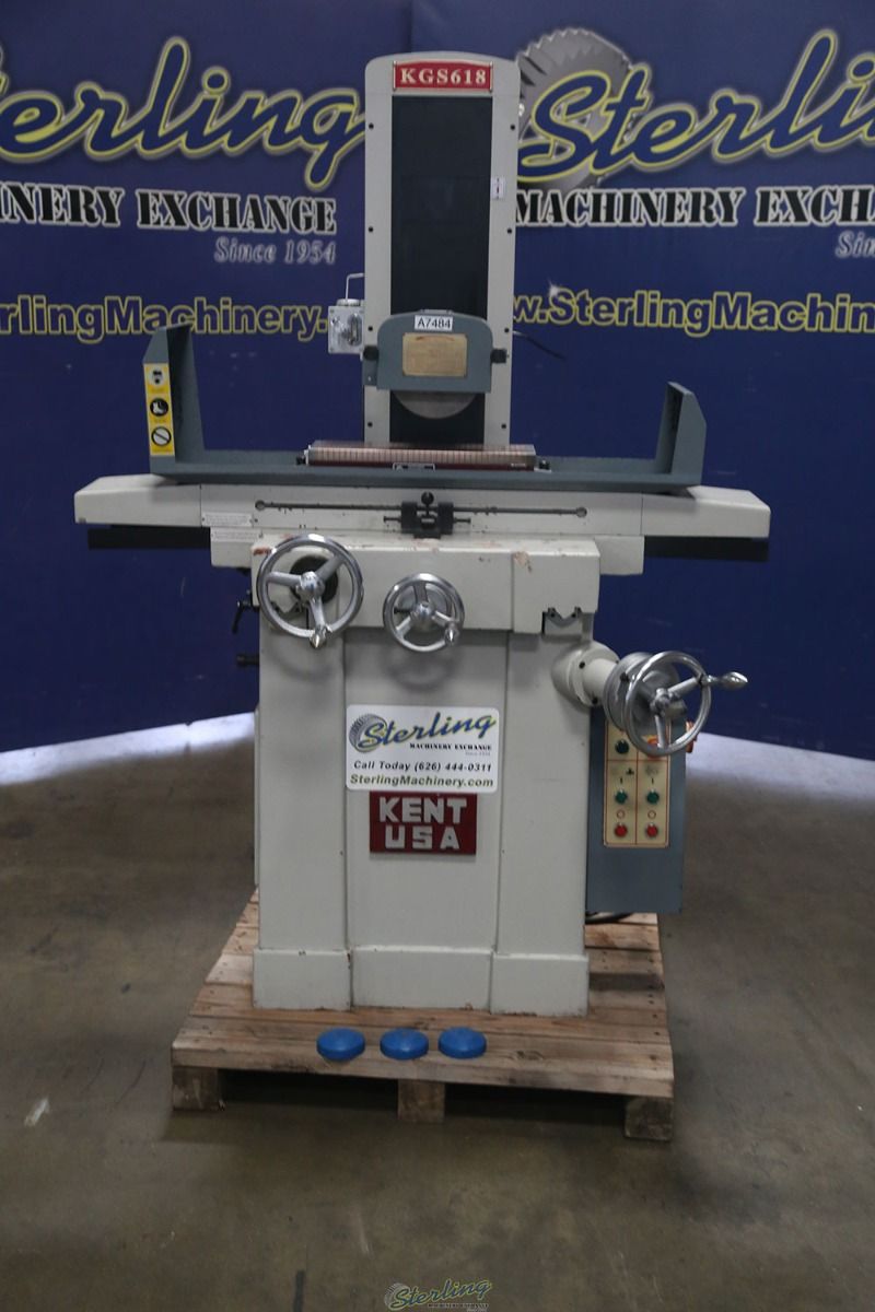 6" x 18" Kent #KGS-618, horizontal reciprocating surface grinder, PMC ...