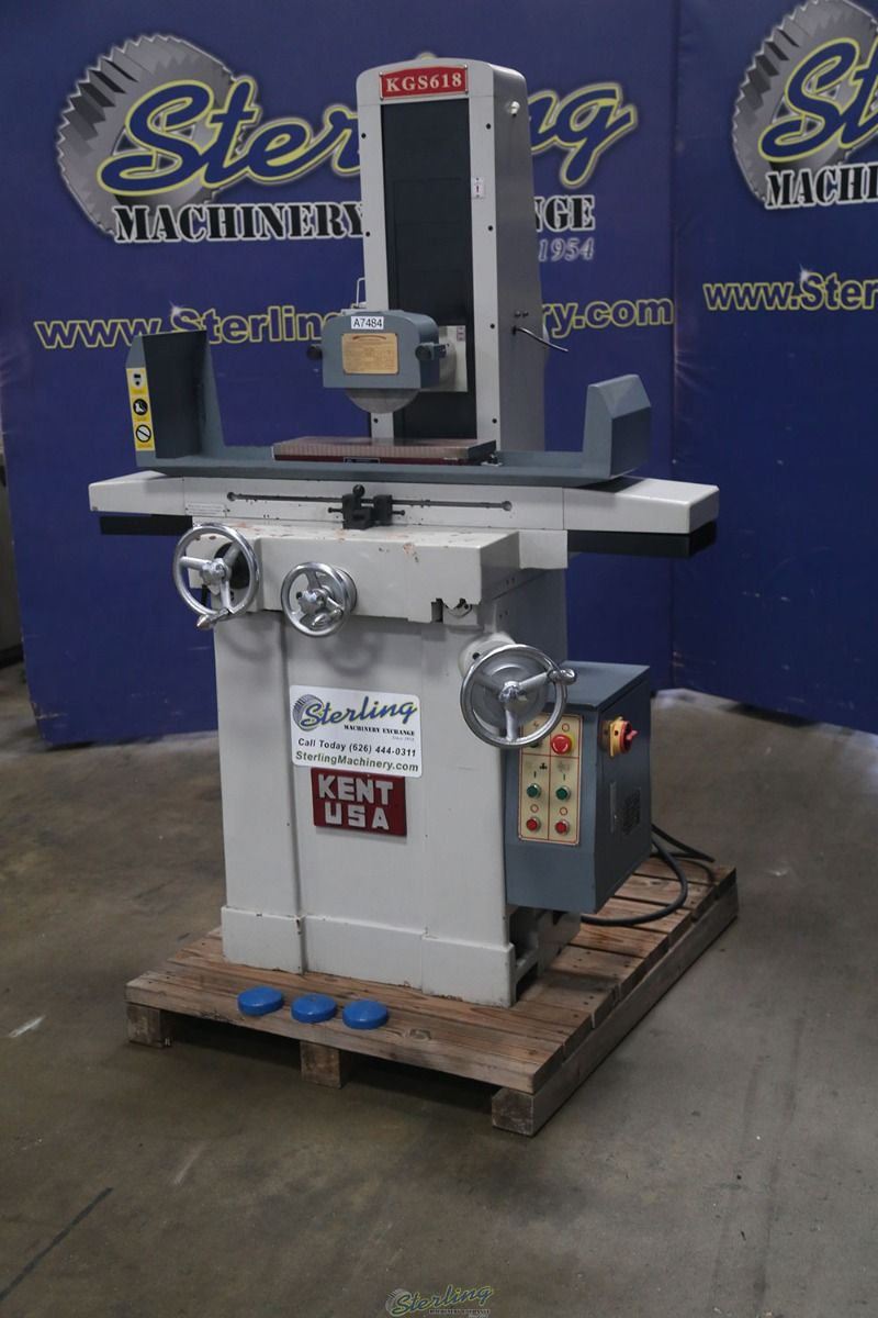 6" x 18" Kent #KGS-618, horizontal reciprocating surface grinder, PMC ...