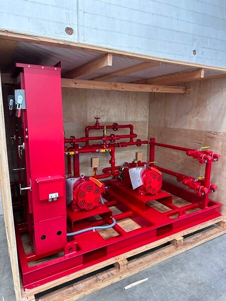 77 GPM @ 100 psi, Fire Lion Foam Pump FPI-150, diesel w/Eaton ...