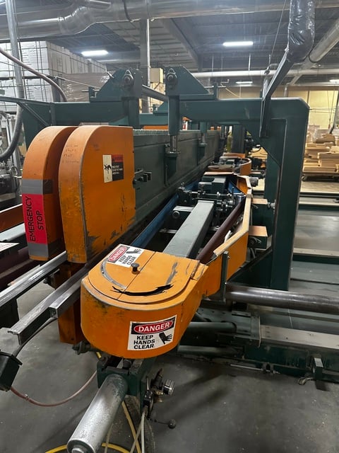 Fletcher #FM200D, Double End Tenoner, top & bottom trim stations, jump ...