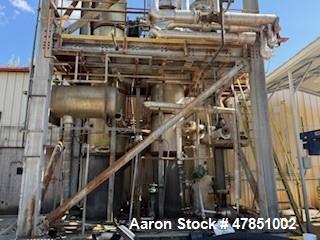 3.5' Vendome Copper & Brass, Distillation Columns, 5-7 GPM of ethanol ...