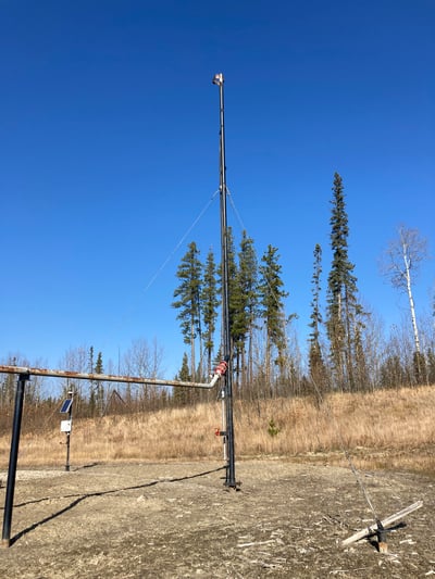 4" x 50' Tornado Guyed Flare Stack For Sale | Surplus Record
