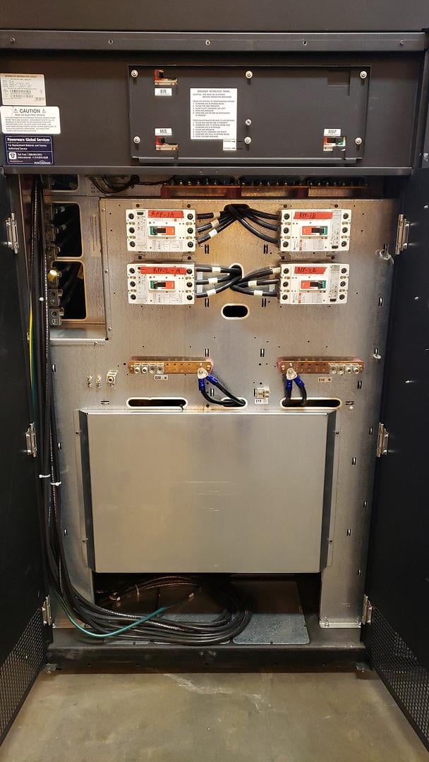 160 KVA Eaton #IDC-160, 9390 Integration Distribution Cabinet, 3 Wire ...