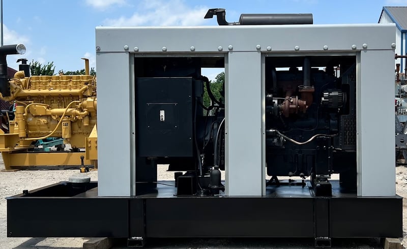 60 KW Perkins, diesel generator set, 208 Volts, 3-phase, 1800 RPM, open ...