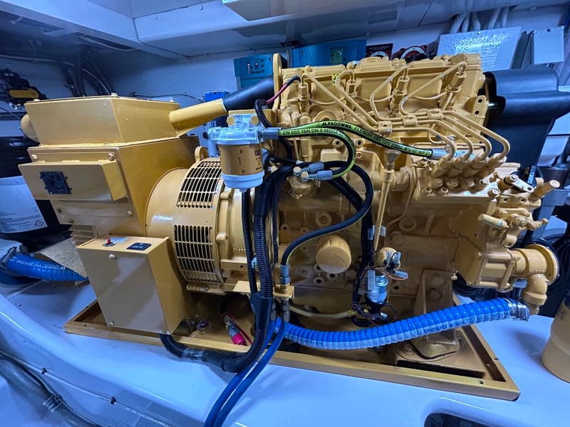 25 KW Caterpillar #C2.2, Marine generator set, 1800 RPM for Sale ...