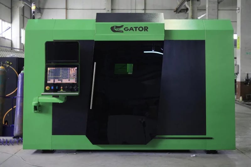 Gator #GBS6, CNC fiber laser, 6000 watt, 5' x 10', w/IPG laser source ...